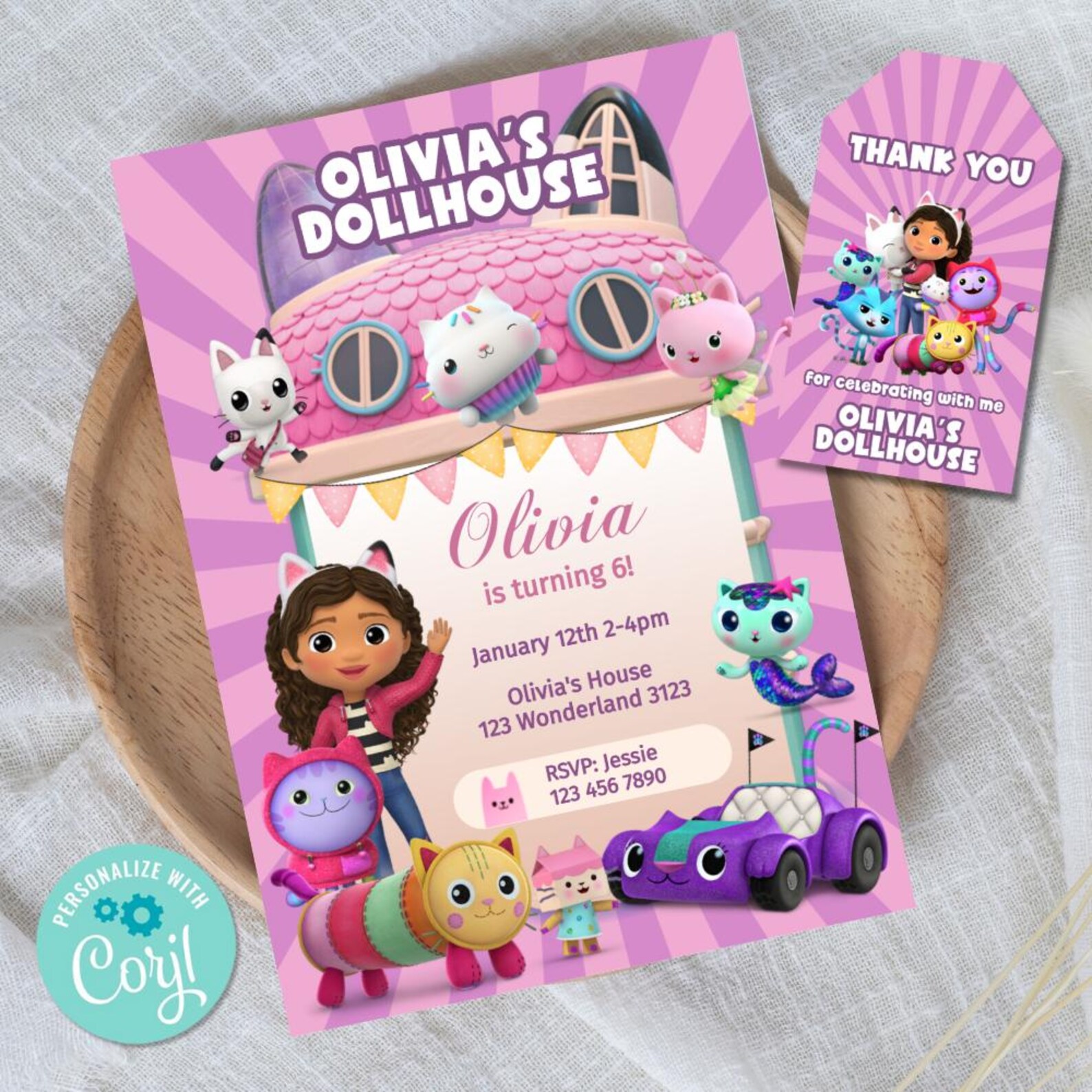Editable Printable Birthday Invitation Card | Digital Download for ...