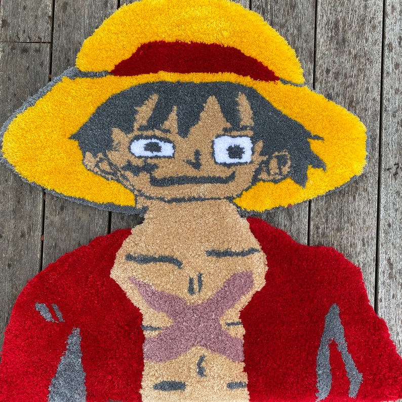 One Piece Tufted Rug Handmade Tufted Rug Anime Custom Rug - Etsy