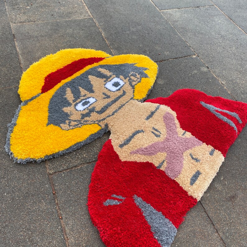 One Piece Tufted Rug Handmade Tufted Rug Anime Custom Rug - Etsy