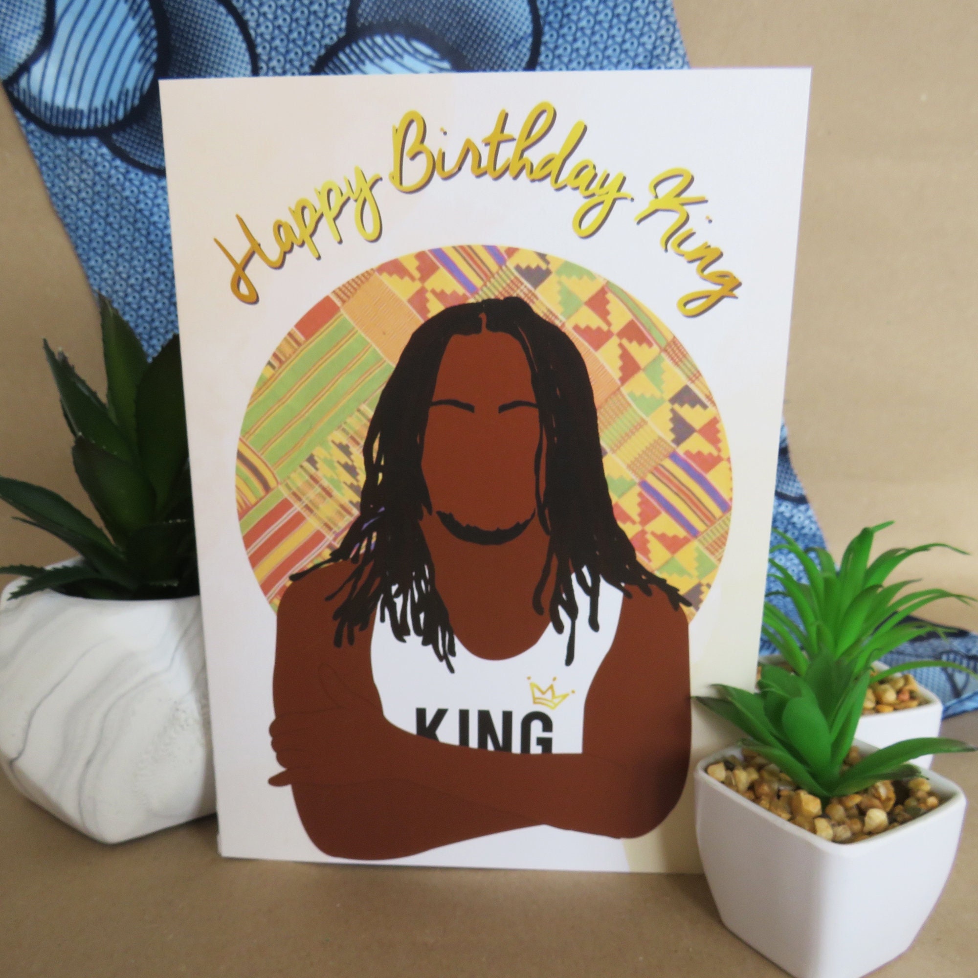 Black Man Birthday Card, Black Man With Dreads, Black Greeting Cards ...