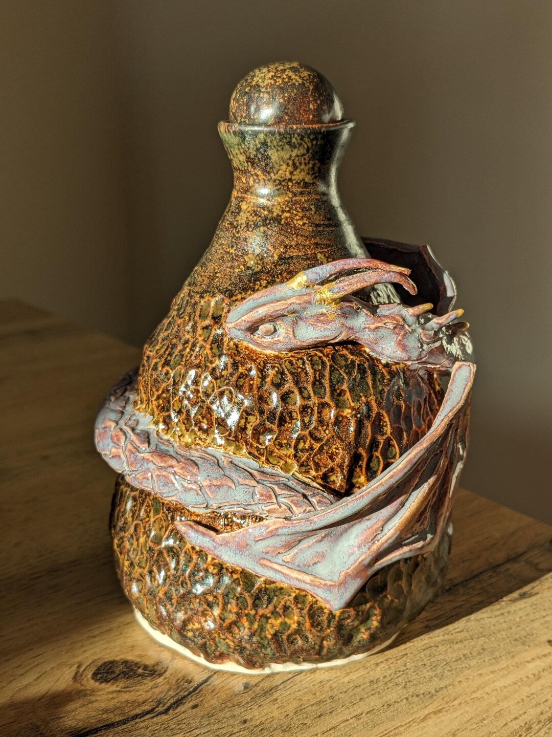 Dragon Decanter - Etsy