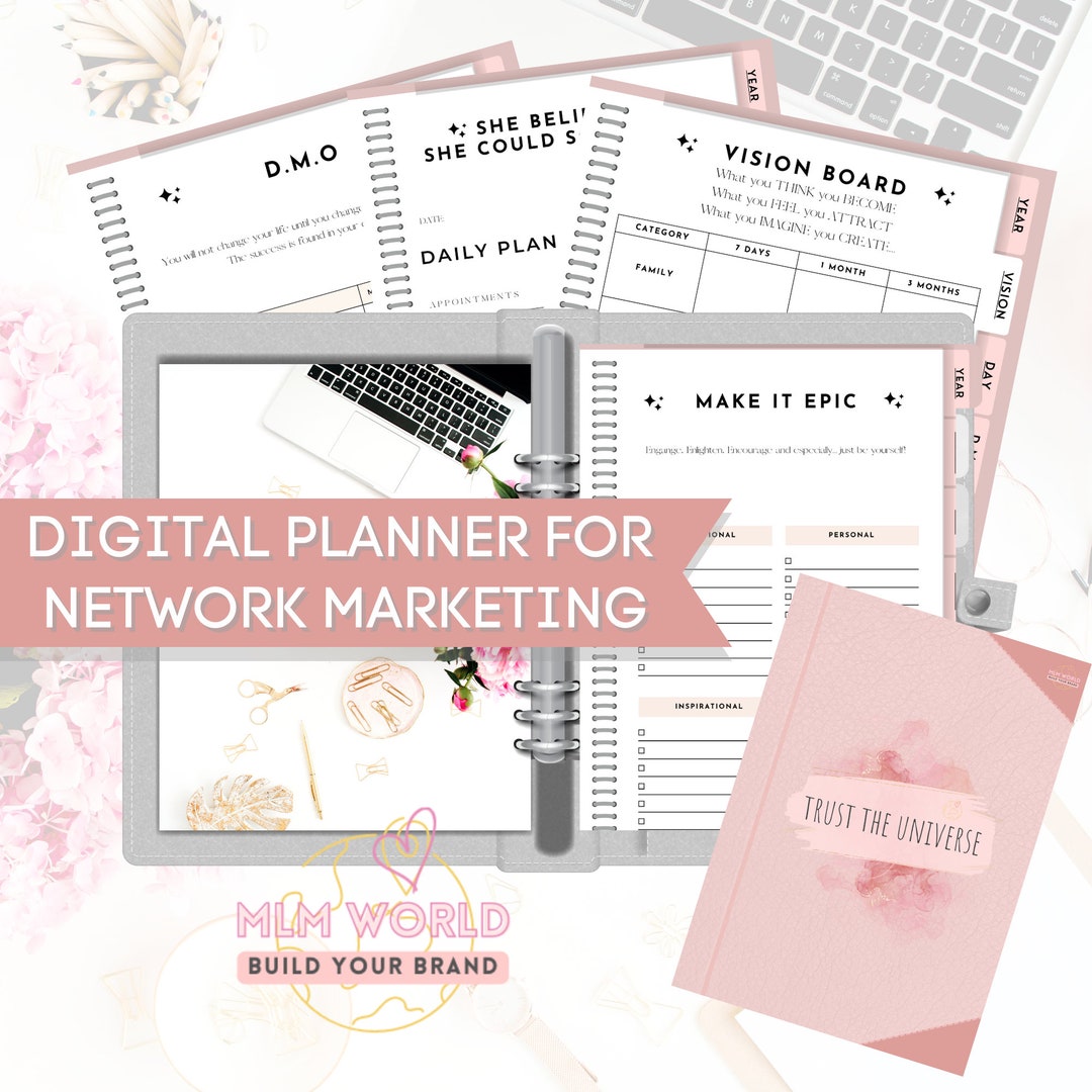 MLM World Digital Planner Trust the Universe - Etsy