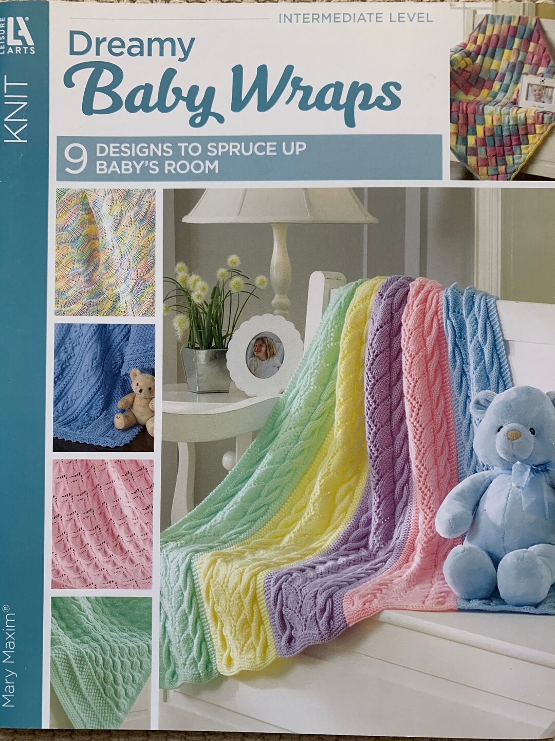 Mary Maxim Dreamy Baby Wraps , Knit Baby Blanket Pattern Book - Etsy