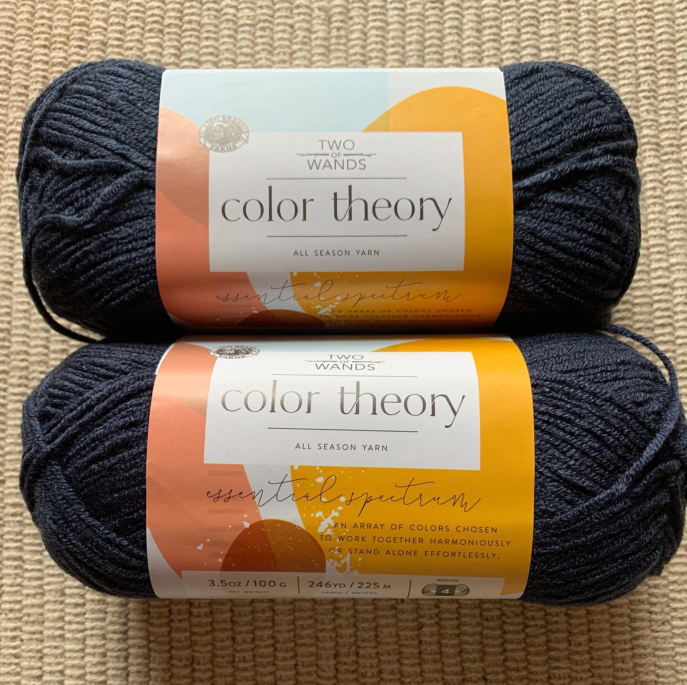 2 Pack Lion Brand Color Theory Yarn Admirable - Etsy