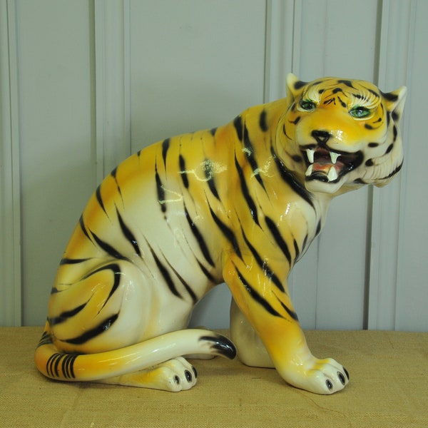 Ceramic Tiger - Etsy UK