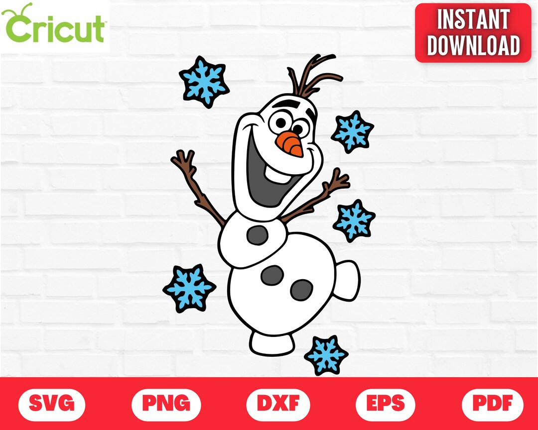 Olaf Svg Olaf Svg Layered Item Cartoon Svg Olaf Vector - Etsy