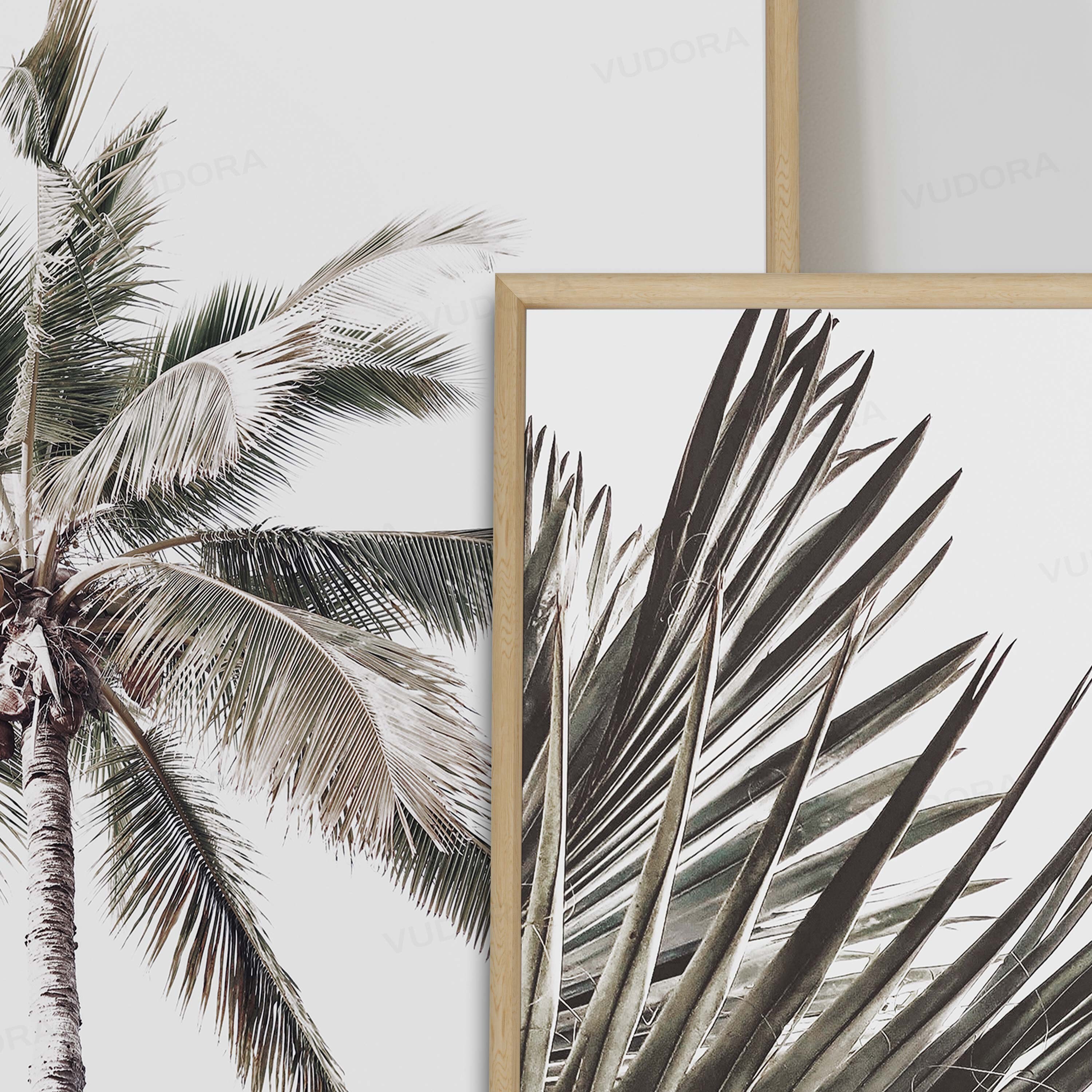 Palm Tree Poster, Palm Tree Photo, Set of 2 Prints, Tropical Wall Art ...