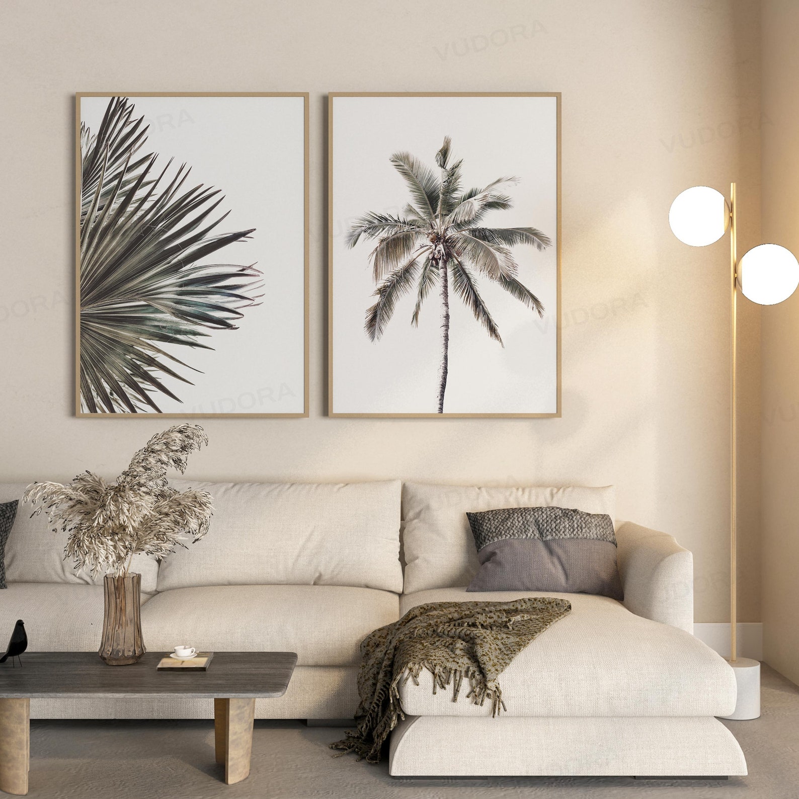 Palm Tree Poster, Palm Tree Photo, Set of 2 Prints, Tropical Wall Art ...