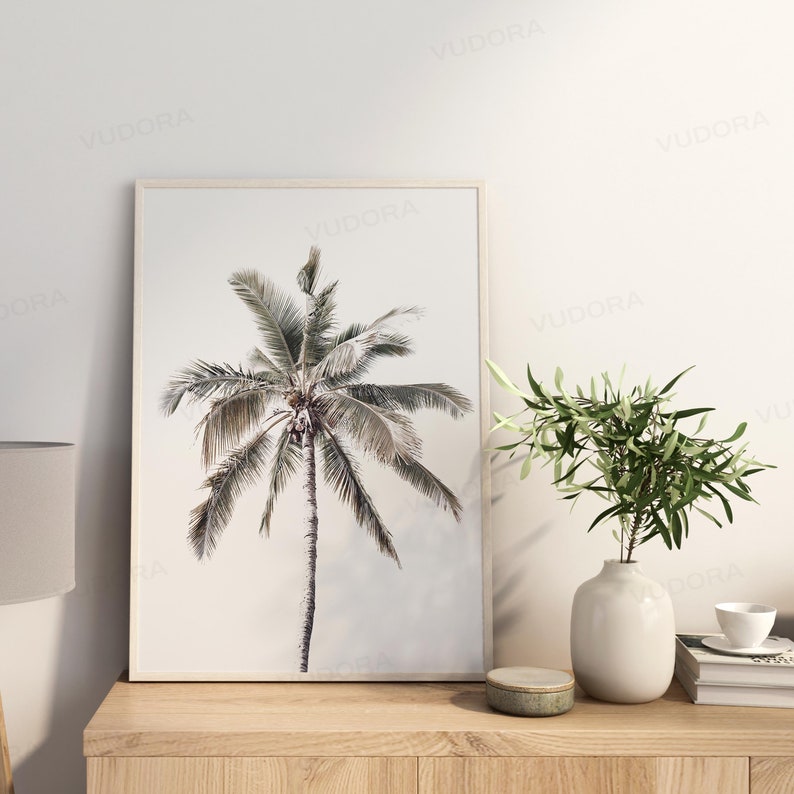 Palm Tree Poster, Palm Tree Photo, Set of 2 Prints, Tropical Wall Art ...