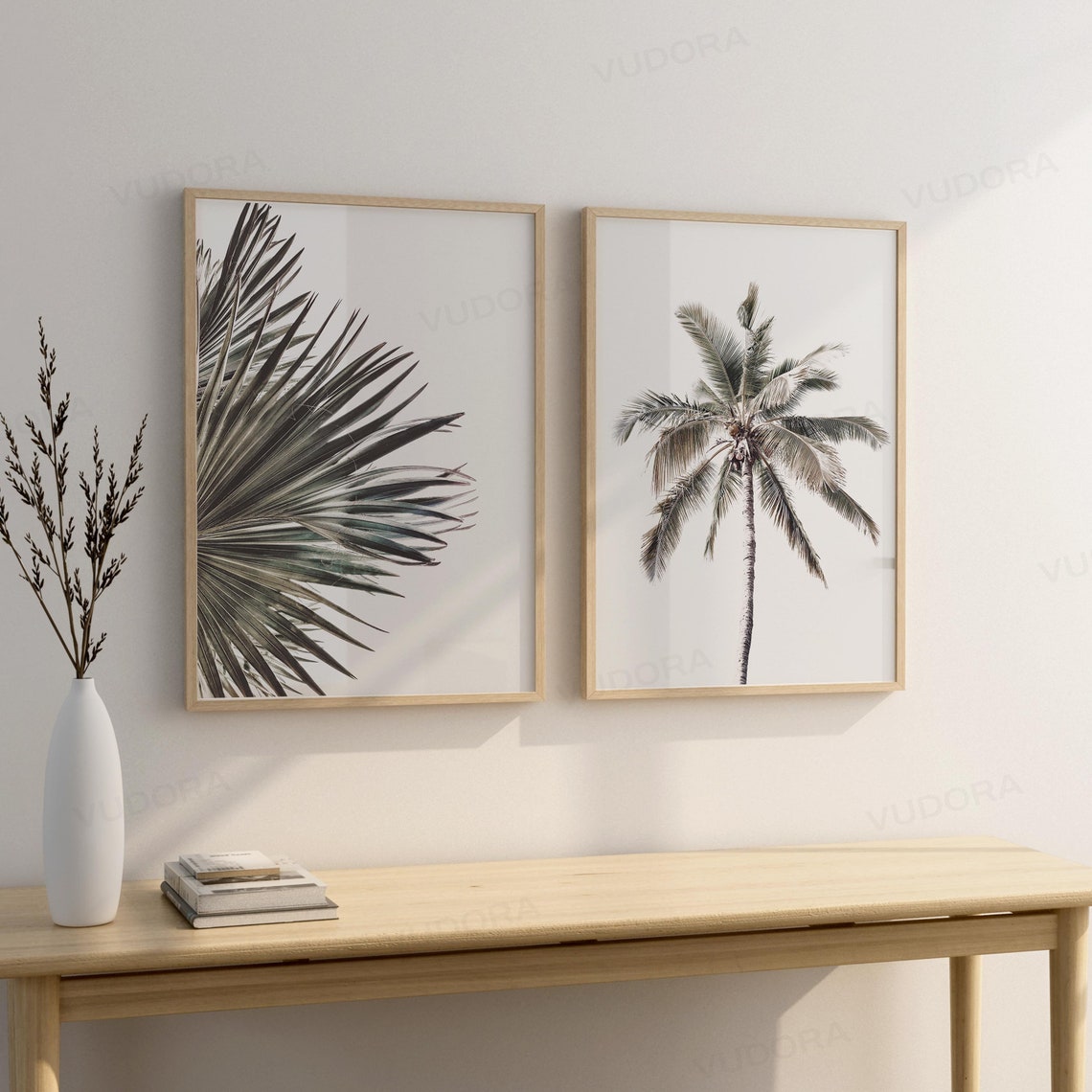 Palm Tree Poster, Palm Tree Photo, Set of 2 Prints, Tropical Wall Art ...