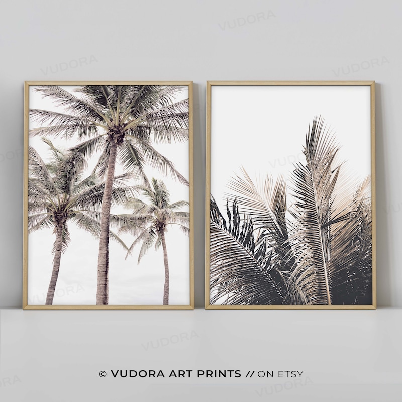 Palm Tree Wall Art - Etsy