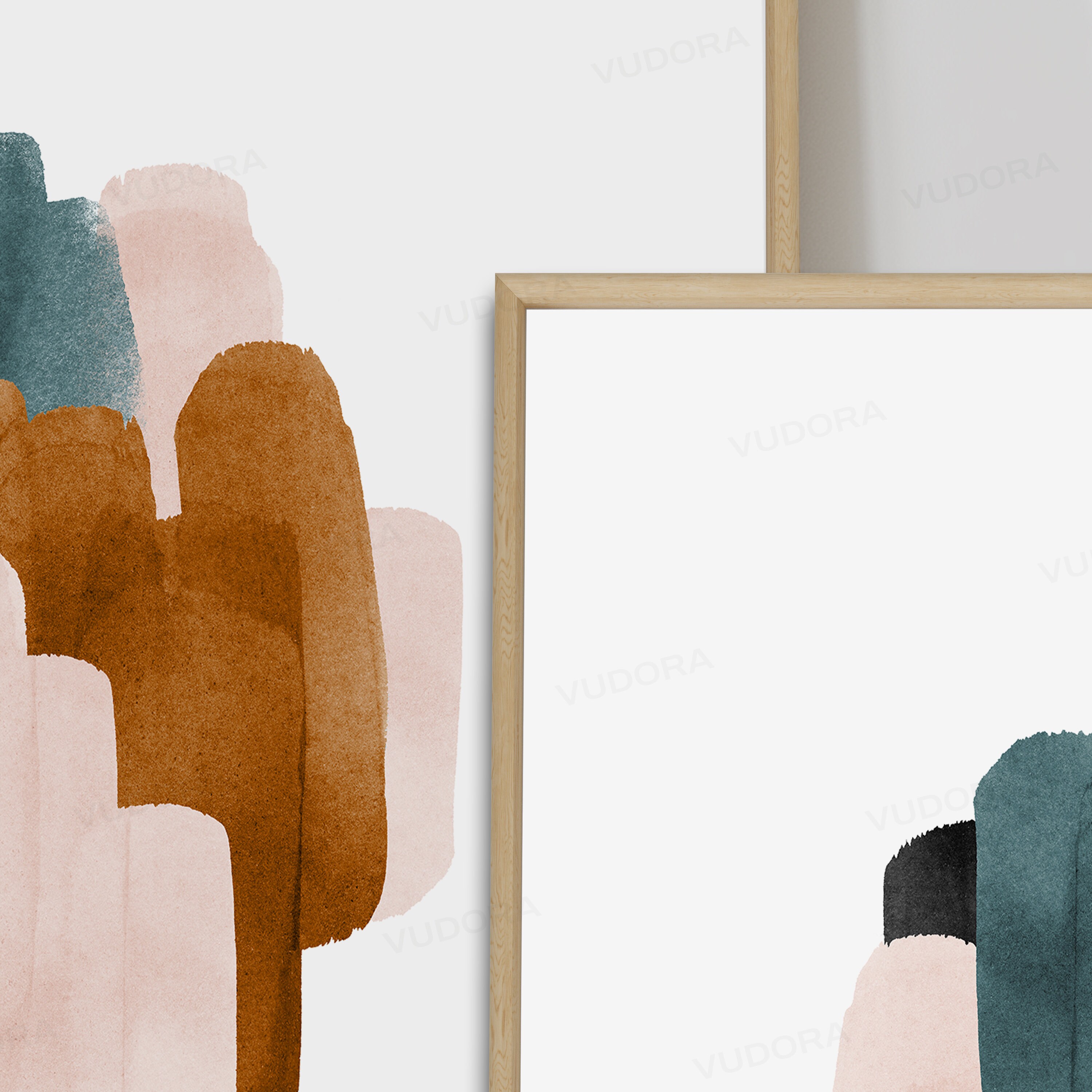 3 Piece Wall Art, Rust Poster Set, Terracotta Art Prints, Printable ...