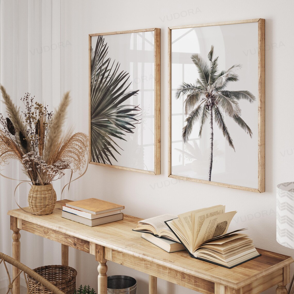 Palm Tree Poster, Palm Tree Photo, Set of 2 Prints, Tropical Wall Art ...