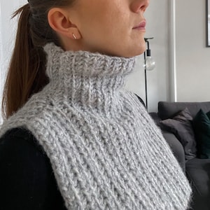 Crochet Neck Warmer Pattern | Dickie Pattern Crochet | Crochet Neck ...