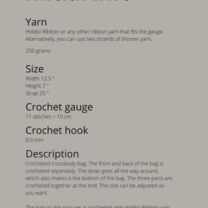 Crochet Chunky Crossbody Bag Pattern: PDF Download - Etsy