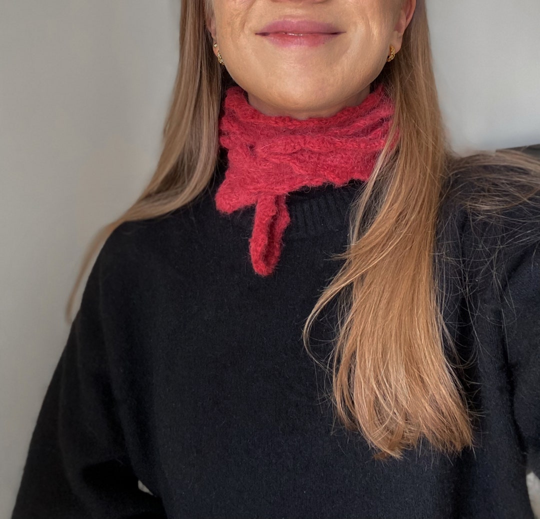 Crochet Ruffle Scarf Pattern | Mini Scarf Crochet Pattern | Beginner ...