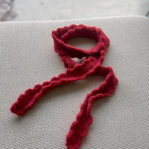 Crochet Ruffle Scarf Pattern | Mini Scarf Crochet Pattern | Beginner ...
