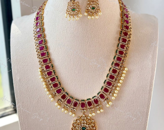 Beautiful Newest Premium Designer Jewelry Set - Haaram - Handmade in ...