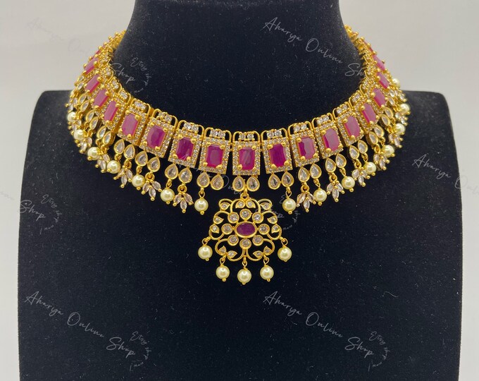 Beautiful Newest Premium Designer Jewelry Set - Haaram - Handmade in ...