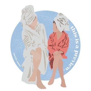 Spa Retreat Architectural Cutout Flat Vector People - Etsy