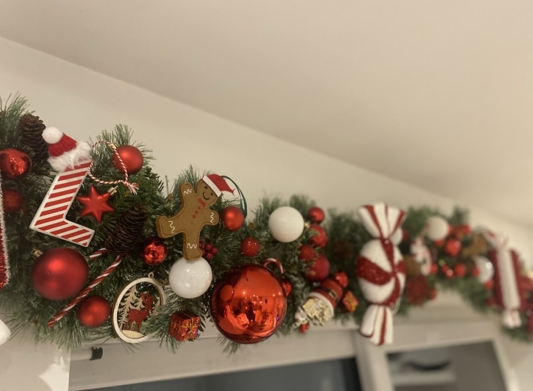 9ft Handmade Luxury Christmas Garland - Etsy UK