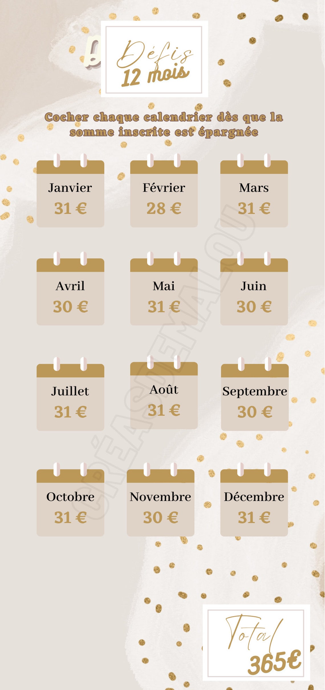 Trackers Budget Boho 6 Fiches Défis Budget Trackers à - Etsy