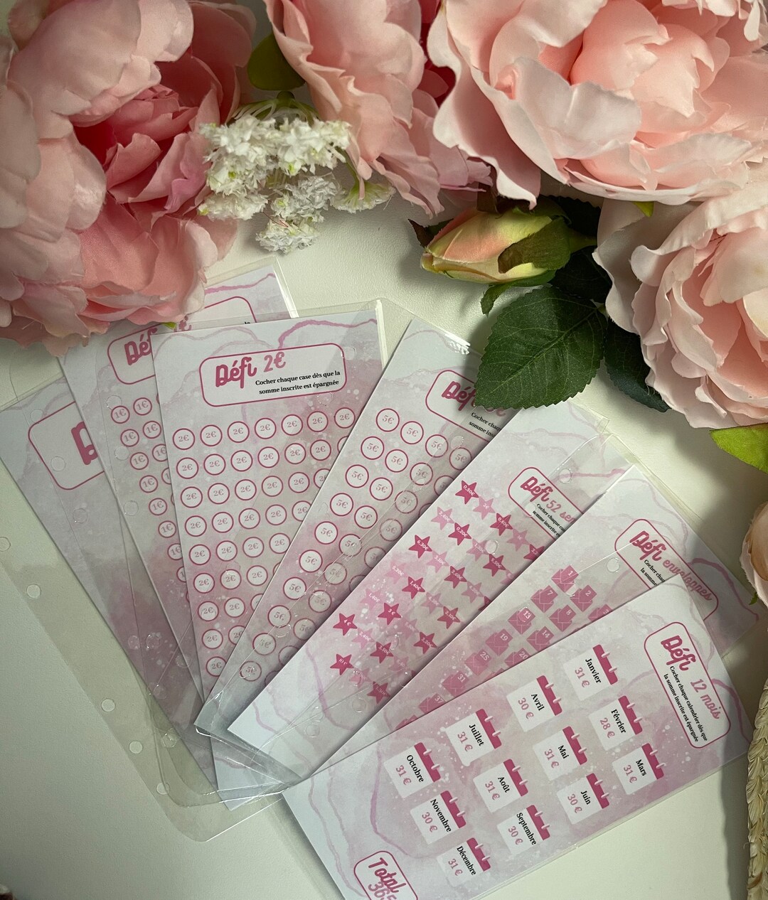 Printable 6 Budget Tracker Challenge Sheets to Print Budget Envelopes ...