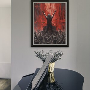 Rock Music Decor Printable Heavy Metal Wall Art | Gift for Rocker ...