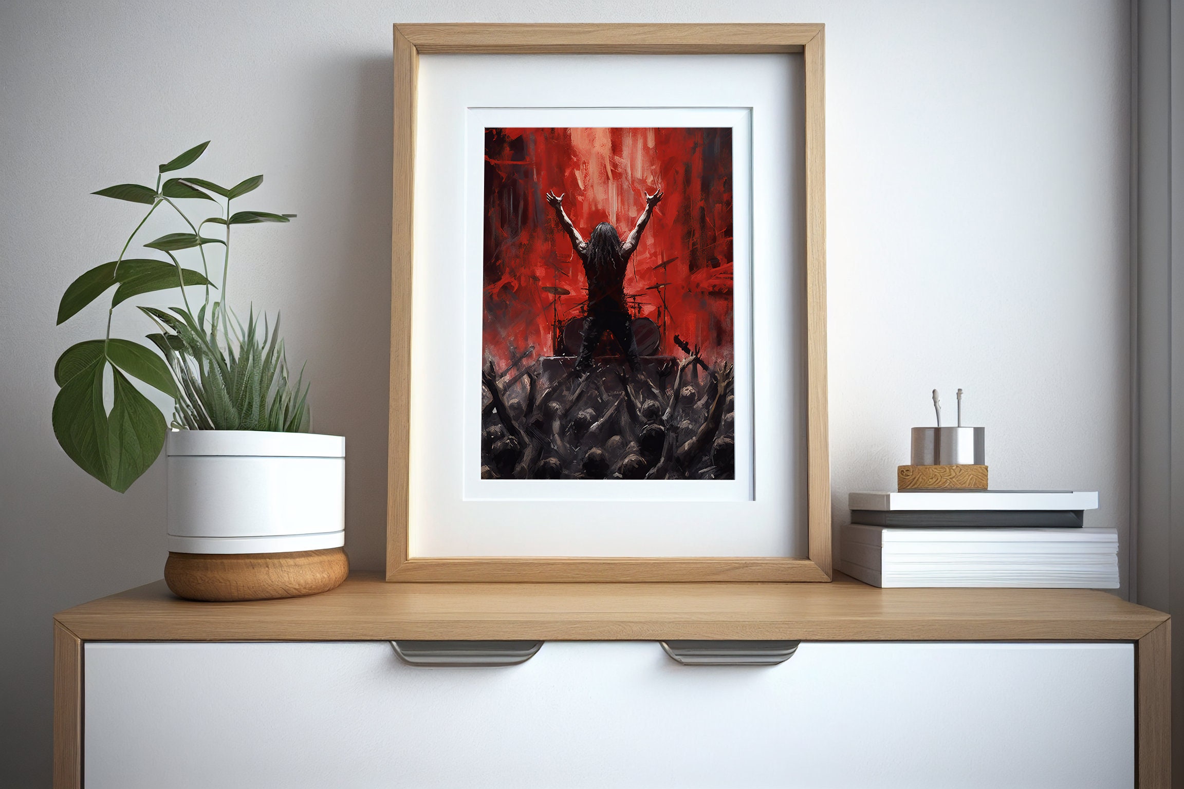 Rock Music Decor Printable Heavy Metal Wall Art Gift for - Etsy