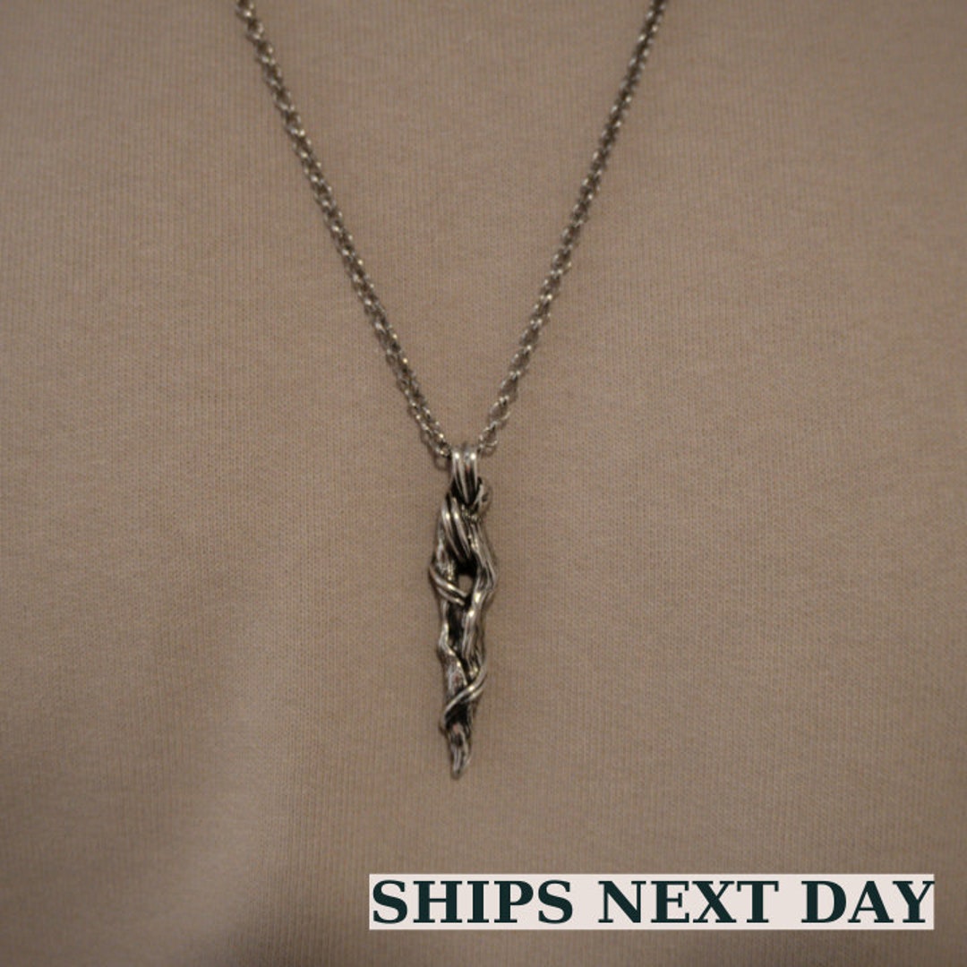 925 Silver Chain Necklace,mens Sterling Silver Pendant,oxidised Silver ...