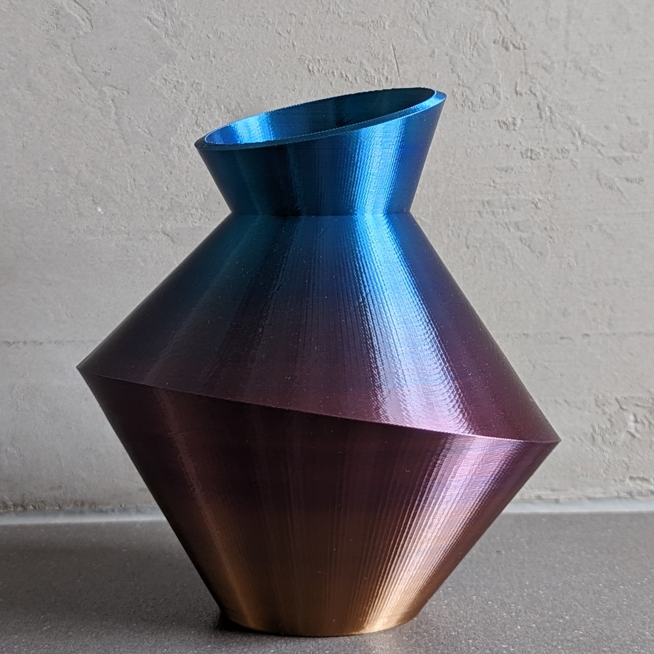 Modern 3D Printed Vase - Etsy