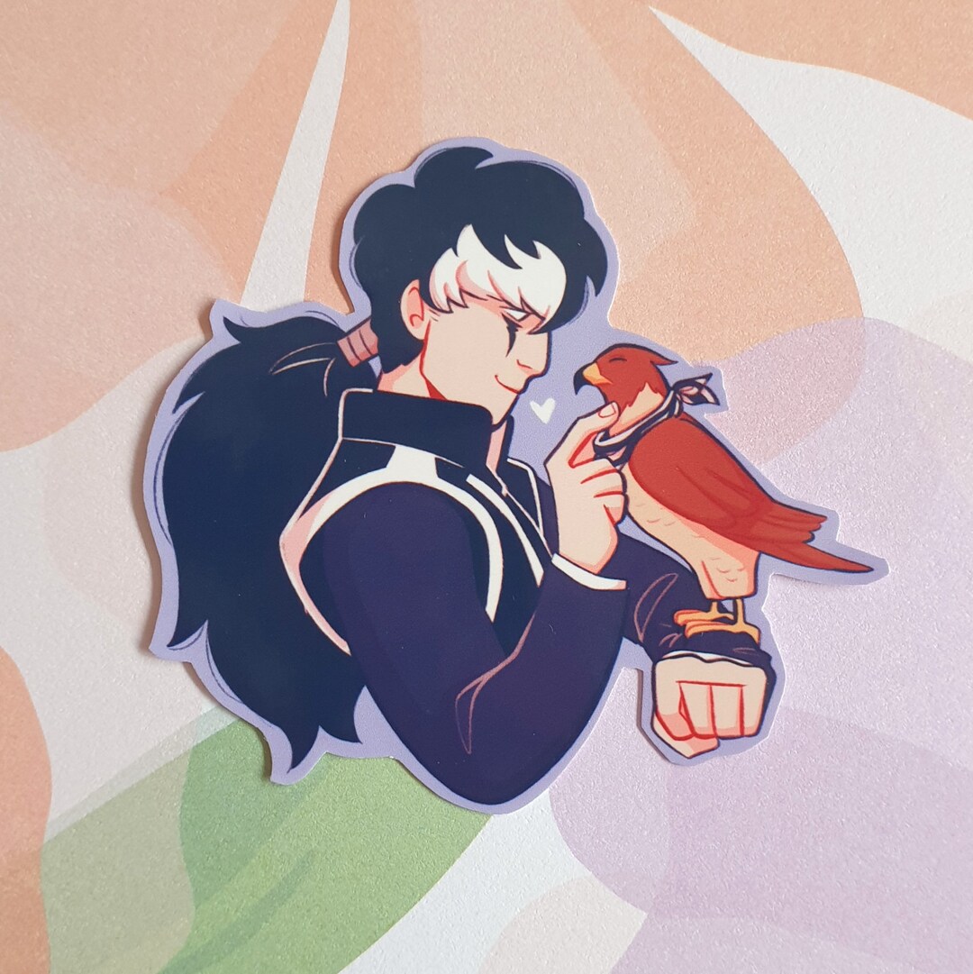 Ace Attorney Simon Blackquill and Taka Sticker - Etsy