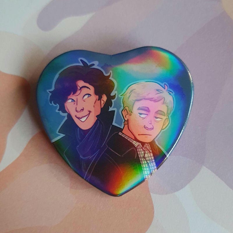 Sherlock Pin - Etsy