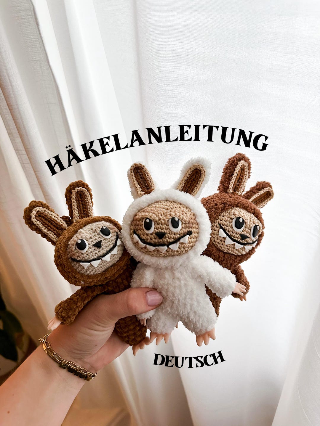 Crochet Pattern Bad Bunny - NABUBU - German - Photos + Videos ...