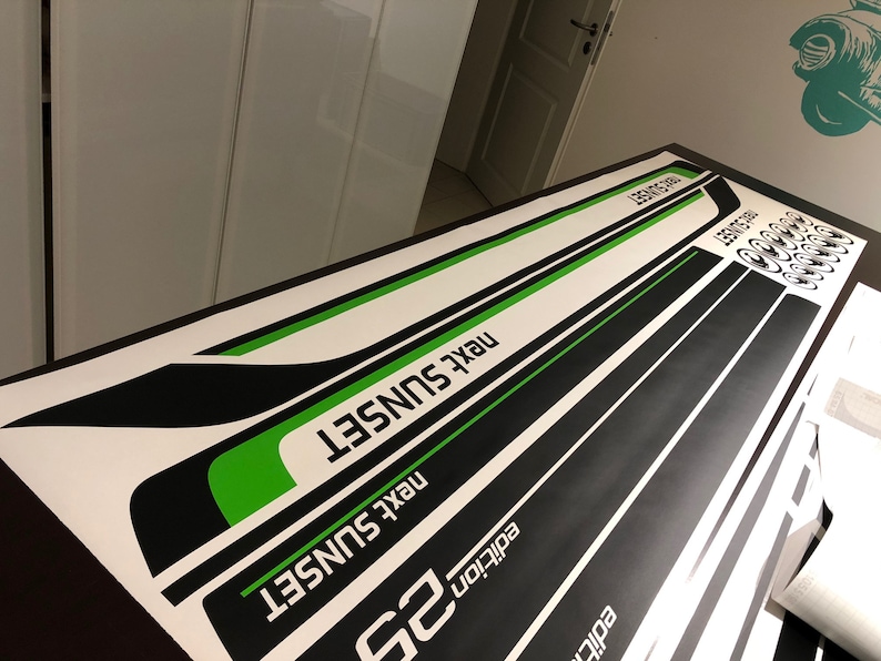Side Stripe Sticker Set CUSTOM TEXT / Logo Suitable for VW Multivan ...