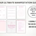 Pink Manifestation Journal Printable, Printable Manifestation Journal ...