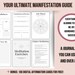 Printable Manifestation Journal Printable Manifestation Workbook, Law ...