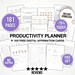 Printable Productivity Planner, Productivity Planner Printable, Time ...