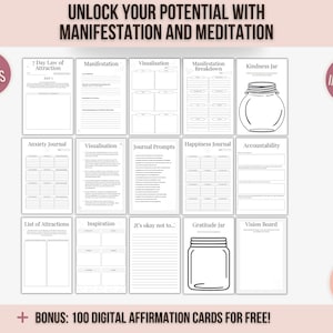 Printable Manifestation Journal Printable Manifestation Workbook, Law ...