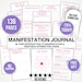 Pink Manifestation Journal Printable, Printable Manifestation Journal ...