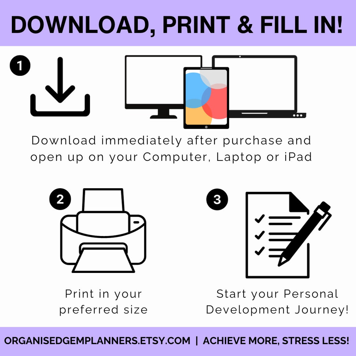 Printable Manifestation Journal Printable Manifestation Workbook, Law ...