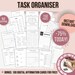 Weekly Planner Printable, Task Organizer Printable, Weekly Agenda ...