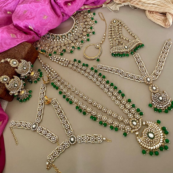 Indian Jewelry Set - Etsy