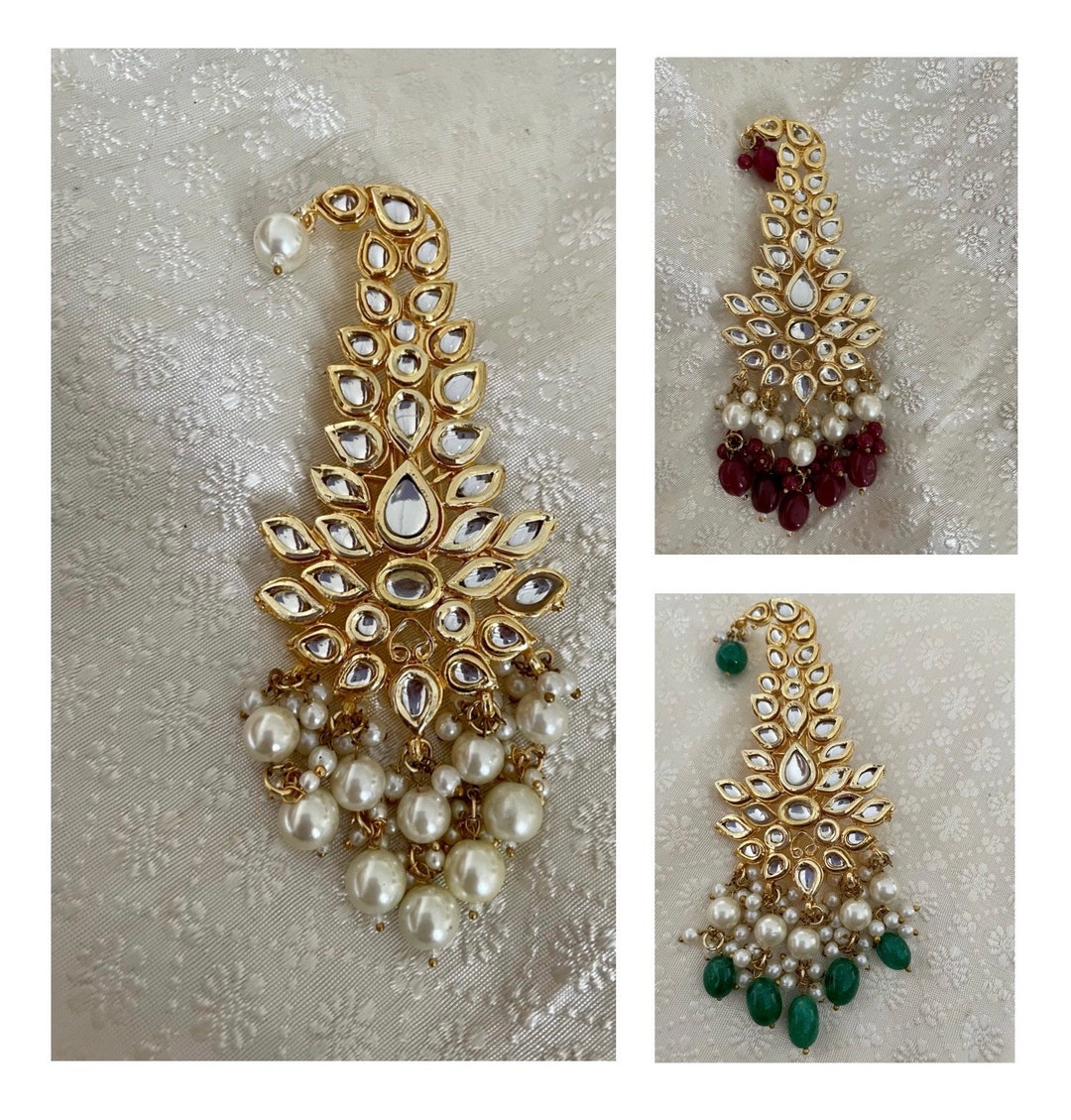 Green Kundan Kalgi/white Kundan Kalgi/groom Kalgi/safa/sarpech/red ...