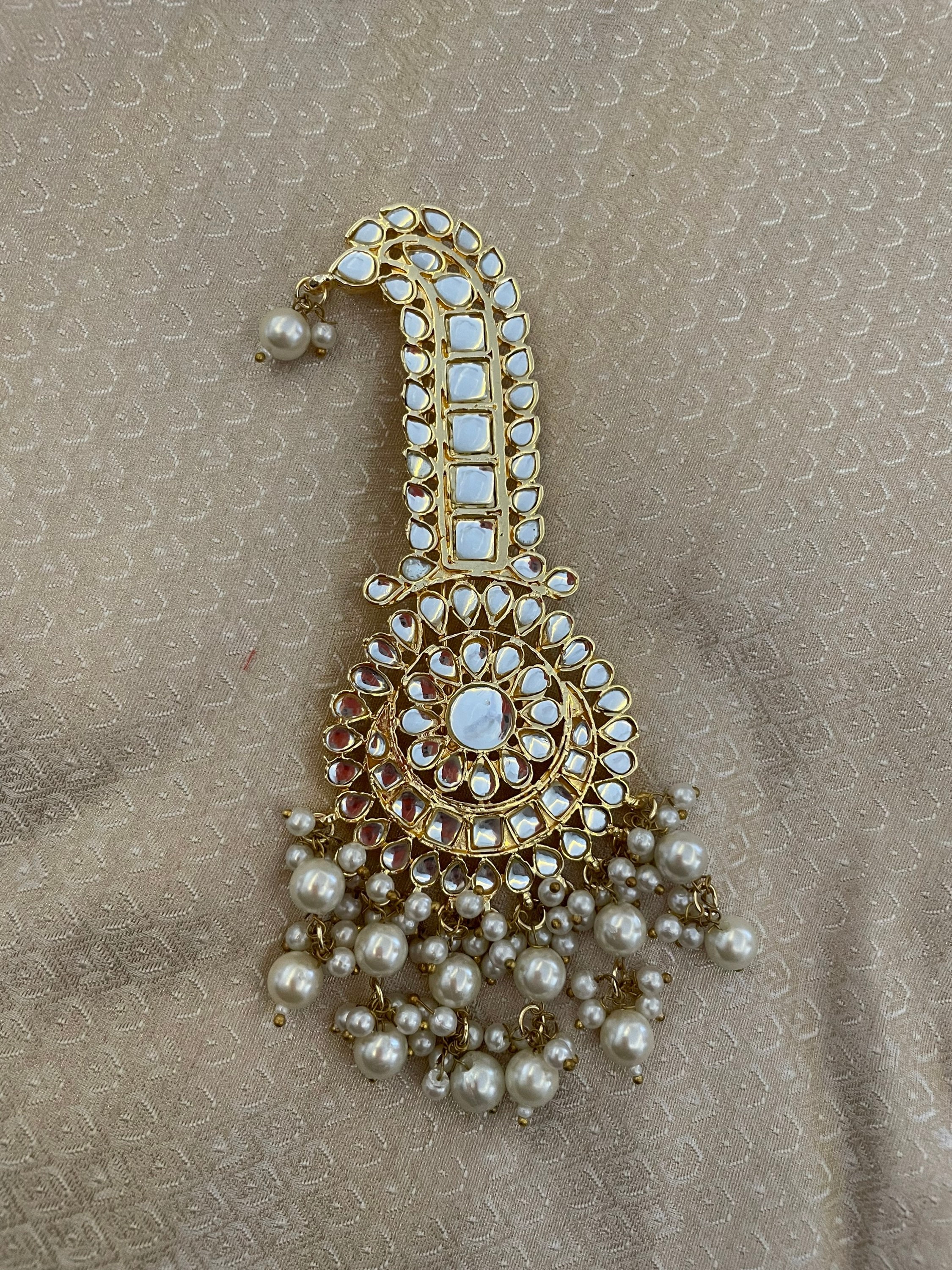 Gold Kundan Kalgi/ruby Red Groom Kalgi/pink Kalgi/safa/sarpech/red ...