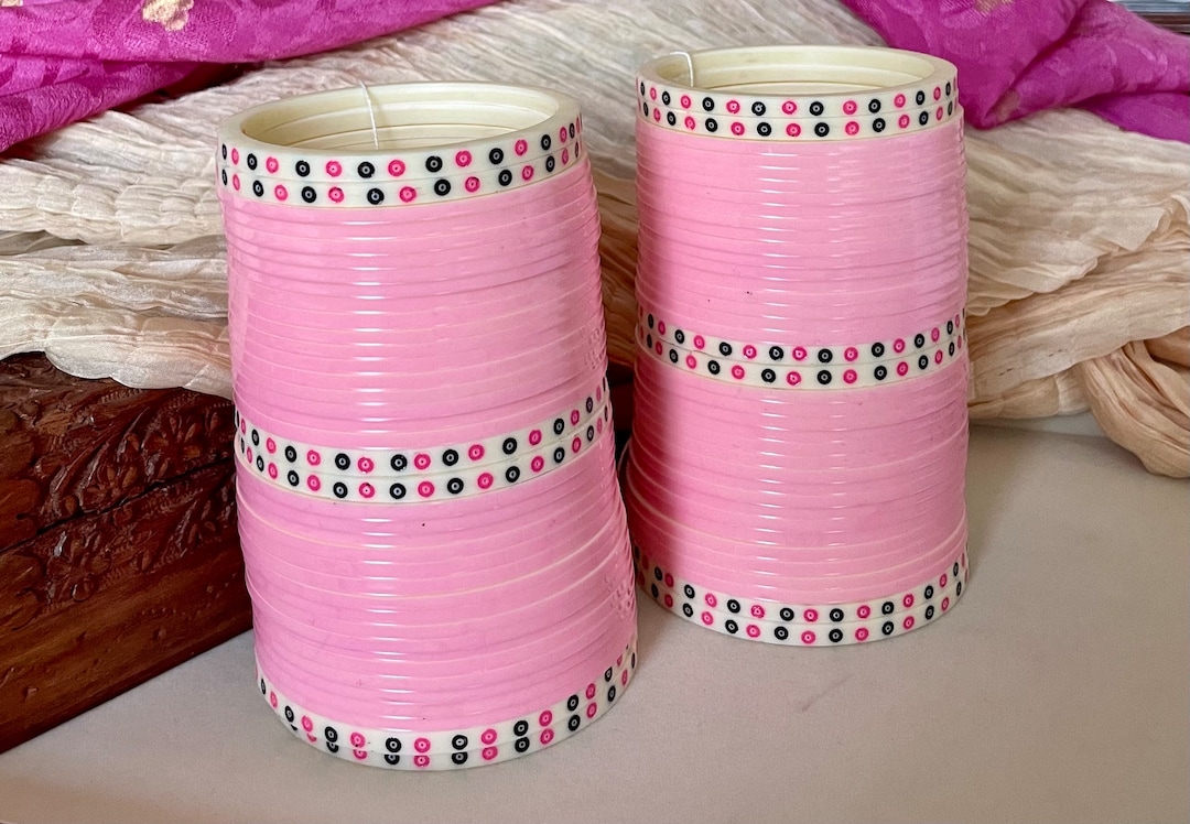 Pink Bridal Choora/suhaag Chooda/punjabi Wedding Chooda/designer Chooda ...