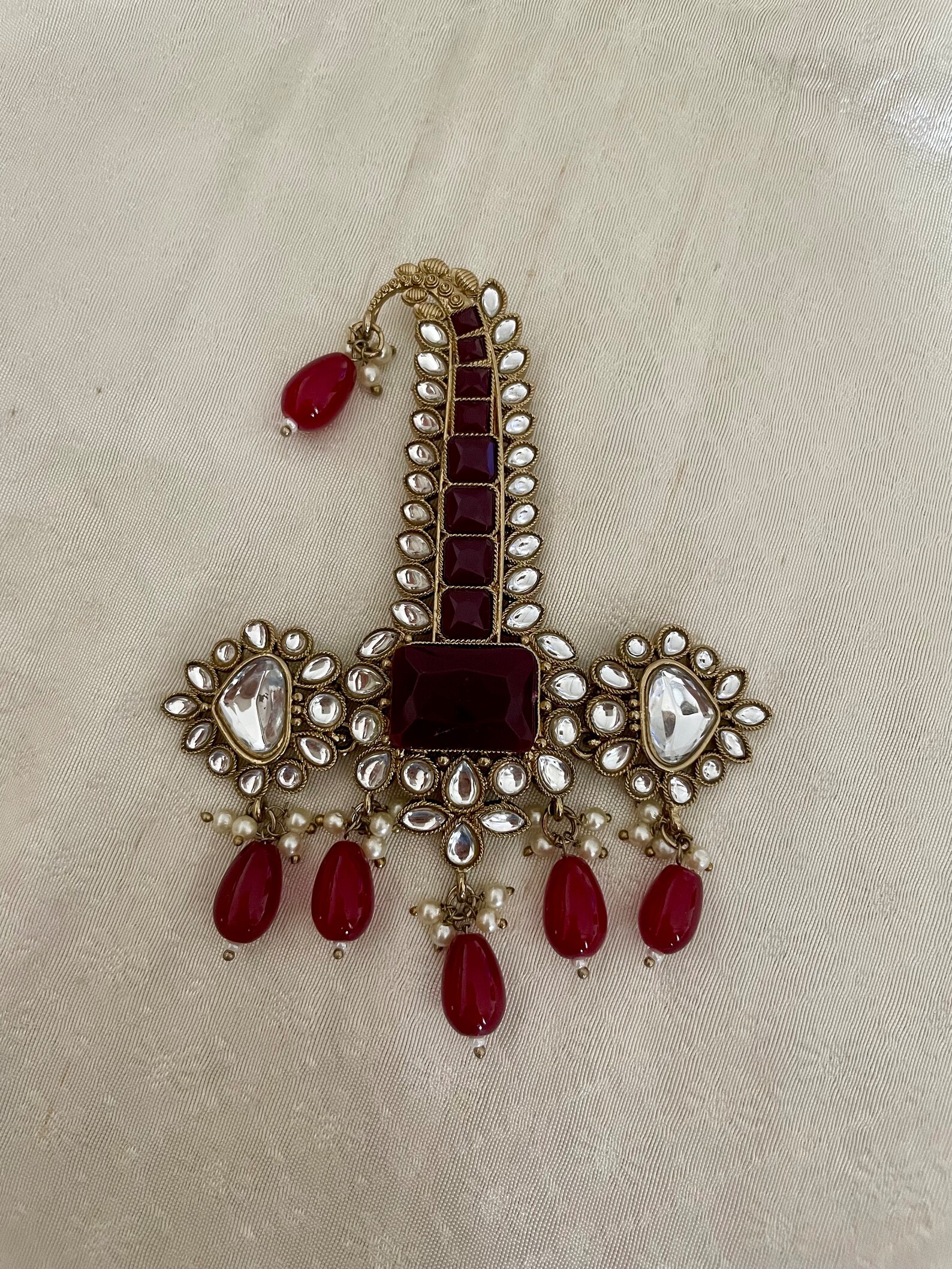 Red Polki Kalgi/green Groom Kalgi/safa/gold Groom Sarpech/turban Kalgi ...