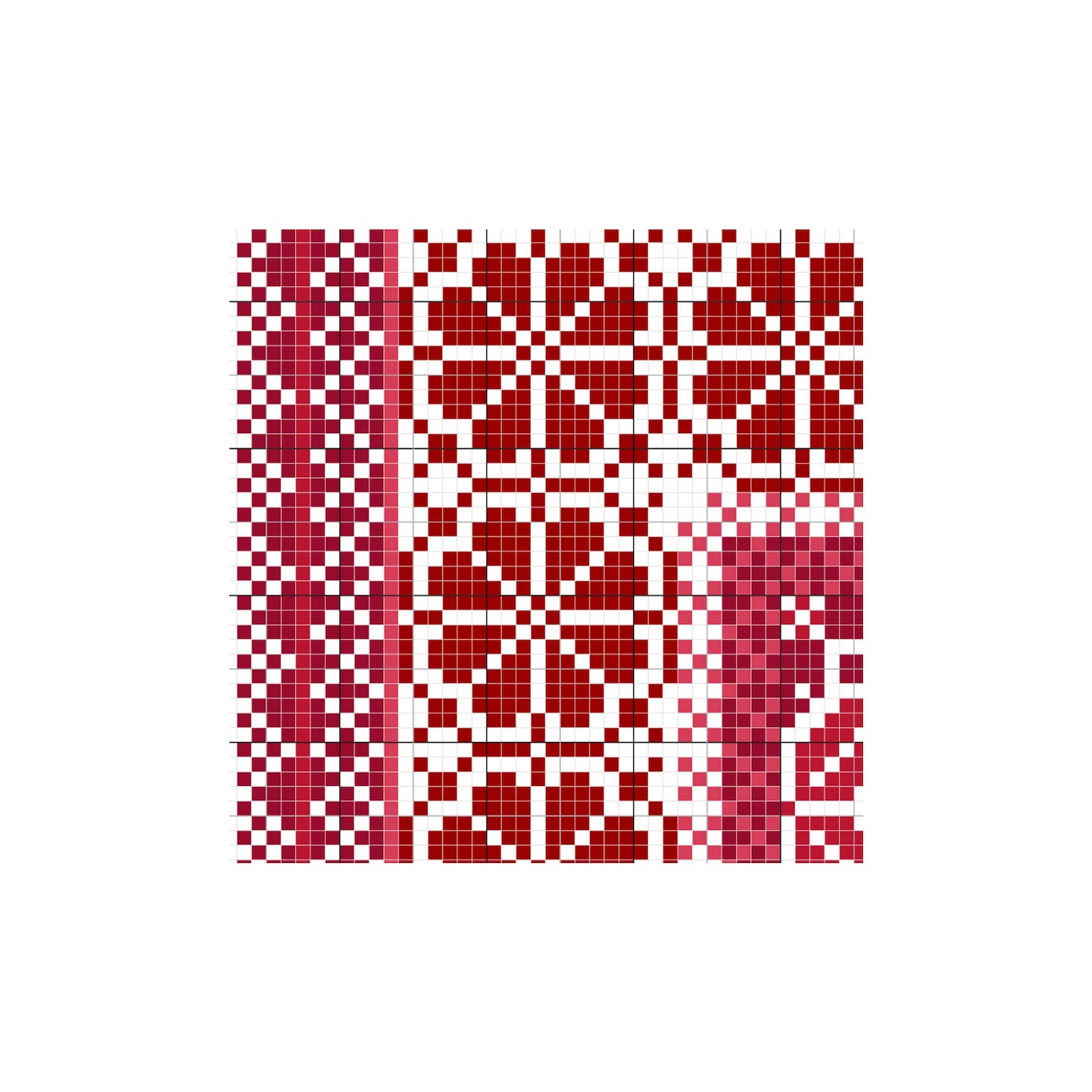 Palestinian Tatreez Square Cross Stitch Pattern | Instant PDF Download ...