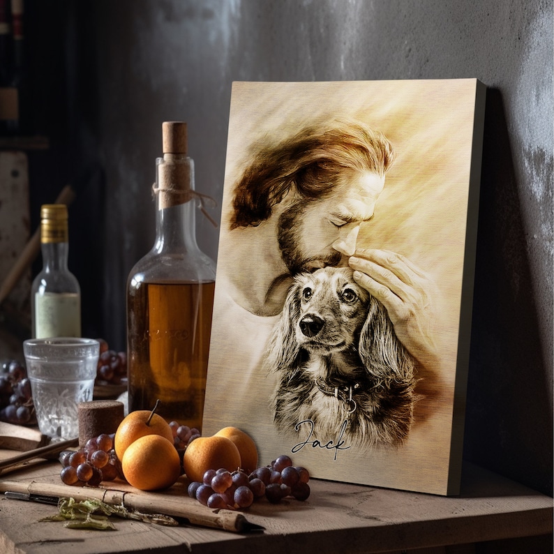 Jesus and Your Dogs Digital Files Personalized Your Dog Safe in the ...