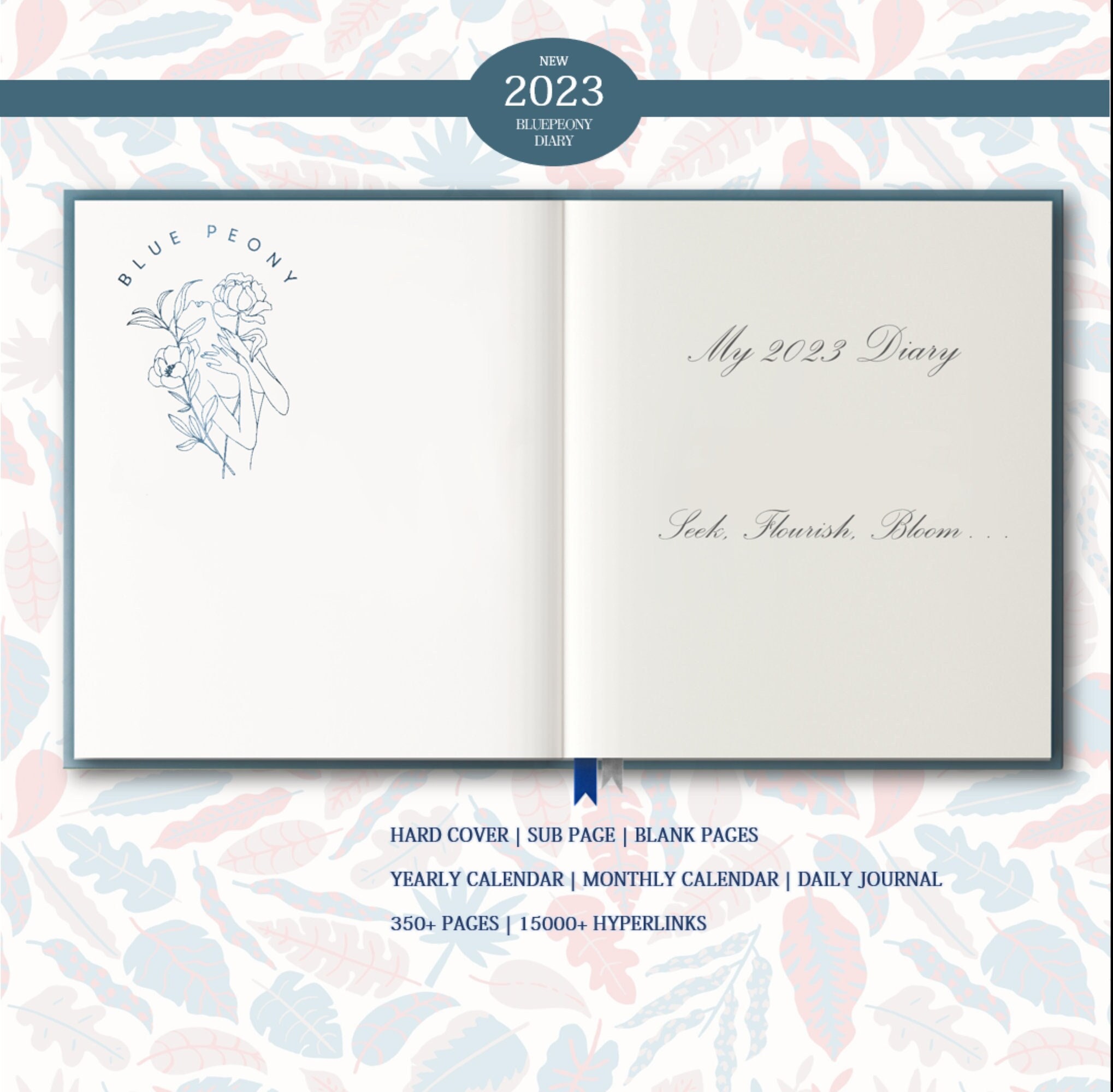 Diary Digital, Goodnotes Diary, iPad Planner and Journal, 2023 Updated ...